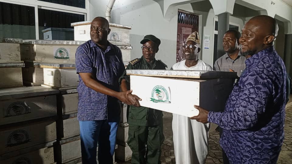 TFS WAKABIDHI MIZINGA YA NYUKI YA KISASA 300 RUFIJI - LAJIJI MEDIA